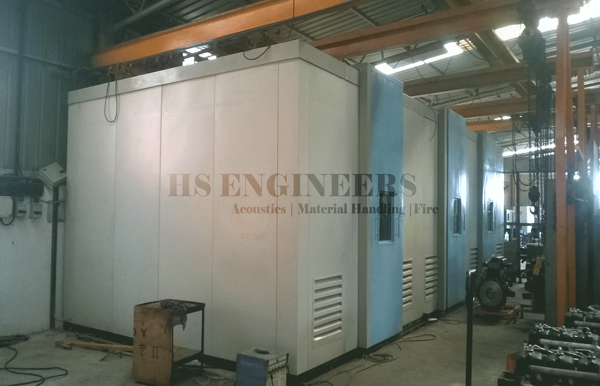Engine-Test-Cell-Acoustic-chamber-for-Action-construction-equipment ...